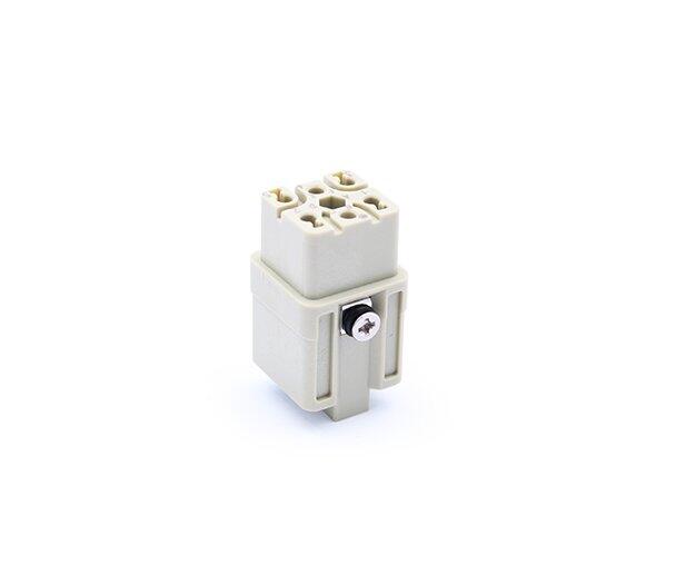 6 Pole 16 Amp Female Socket Insert