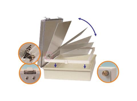 Plastic inner door to suit 190 x 290mm hinged enclosure