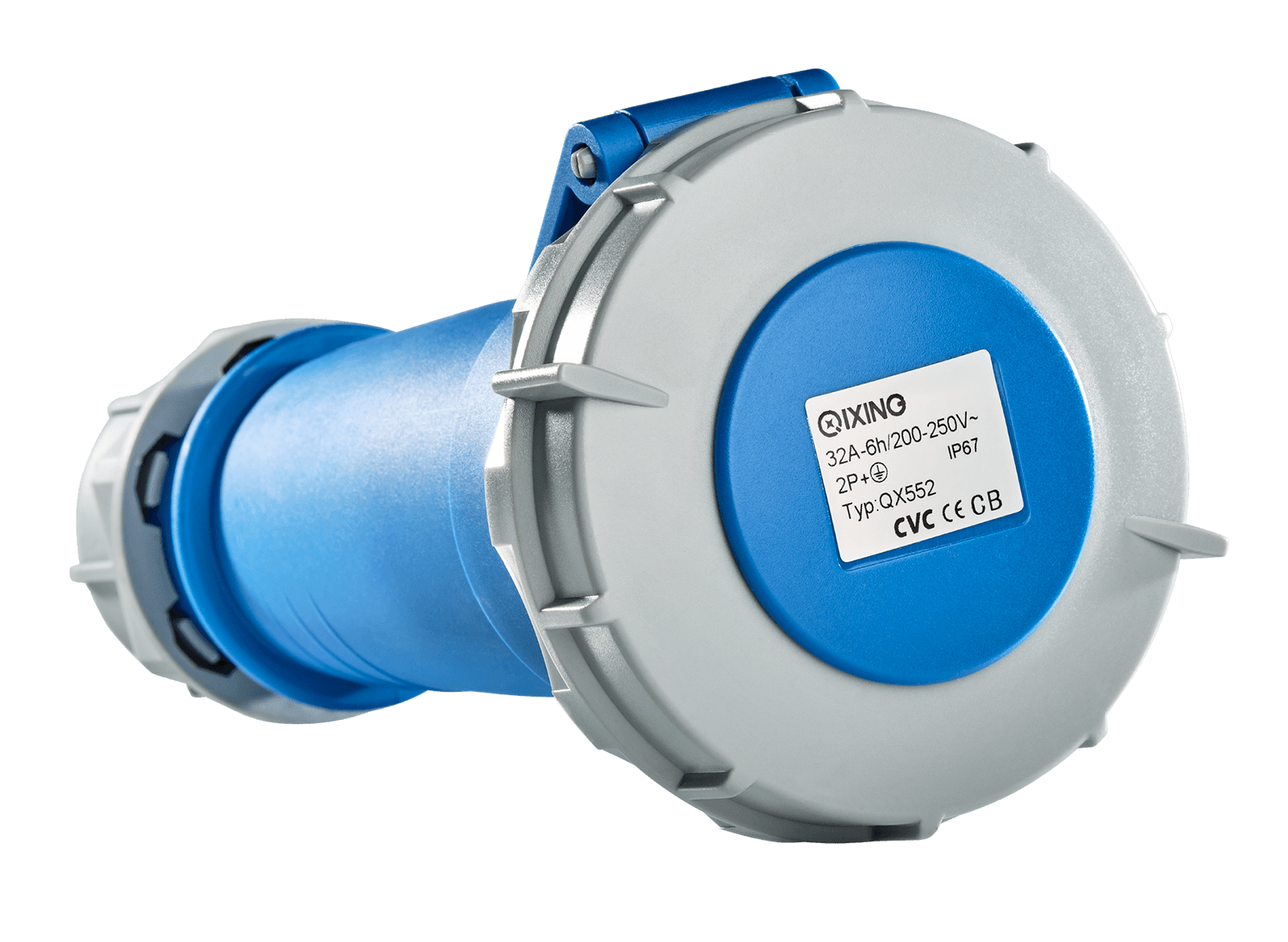 CEE In-line Socket 3 pole 32A 230V 6h IP67