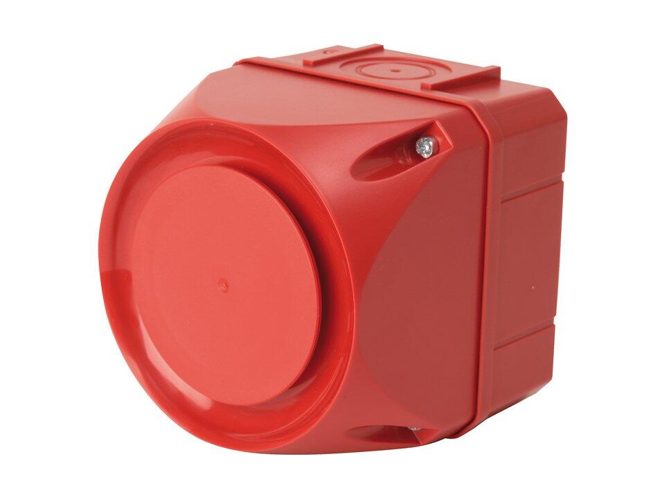 Surface or wall mount beacons alarms and sounders