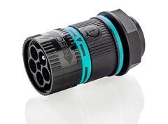 5 Pole Panel-mounted plug 17.5A 450V