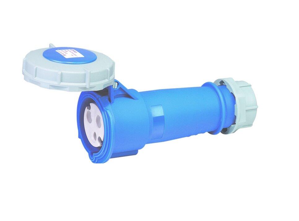 CEE In-line Socket 3 pole 16A 230V 6h IP67