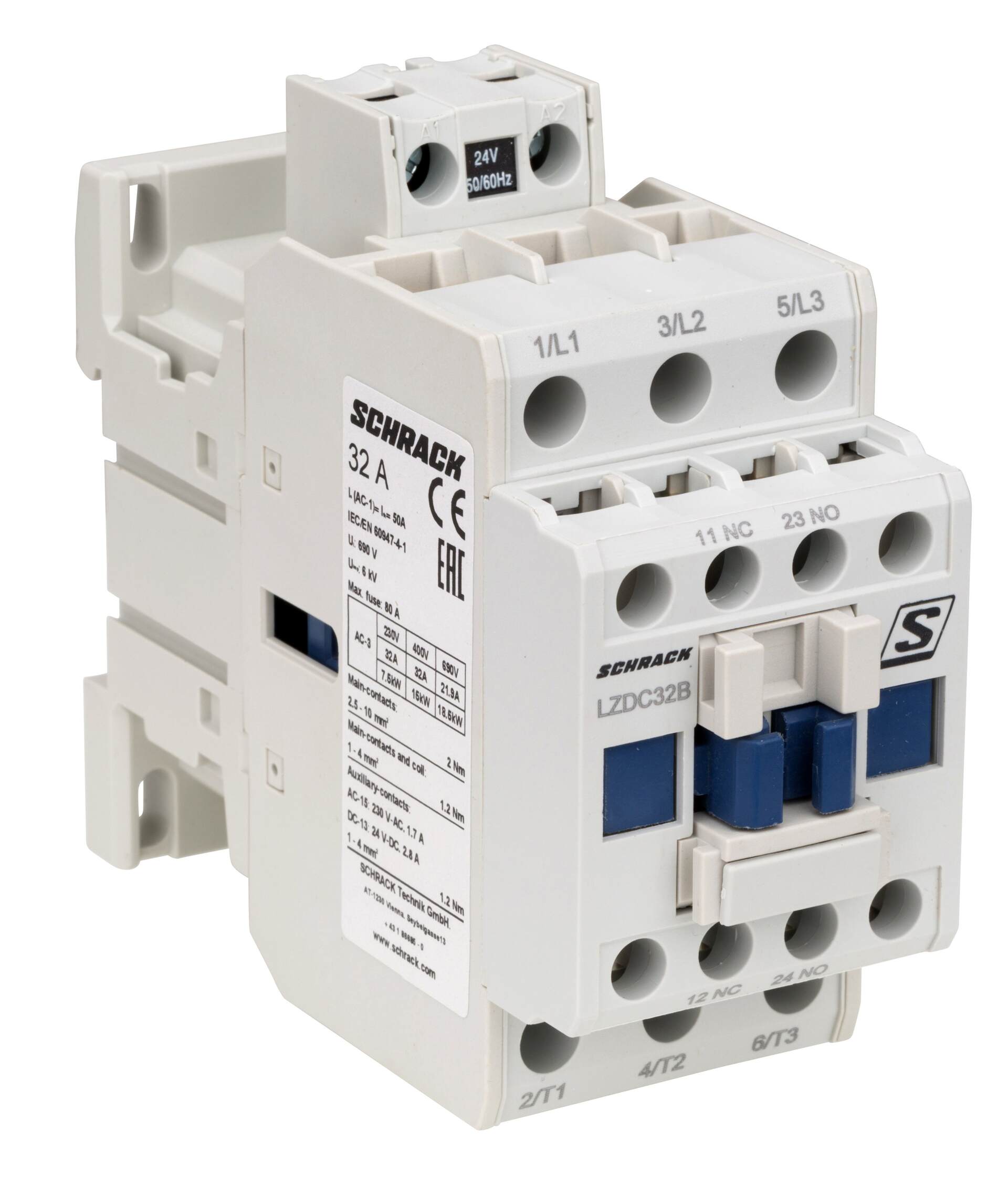 15kW Contactor 230 VAC