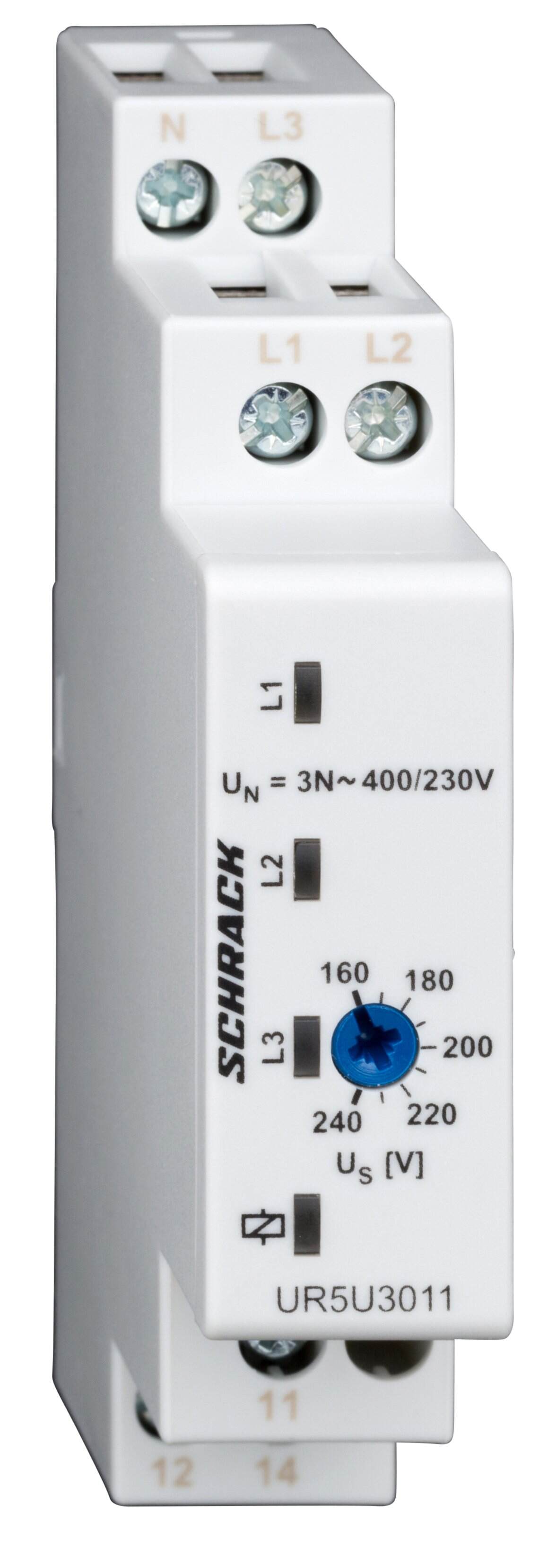 Voltage and phase monitoring relays