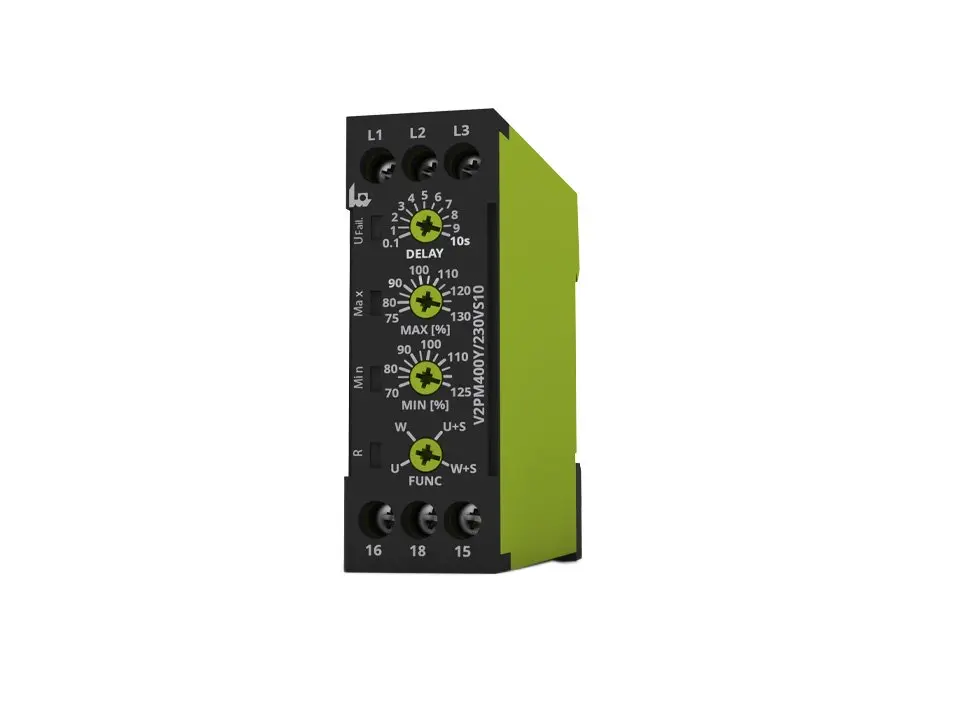 Voltage and phase monitoring relays