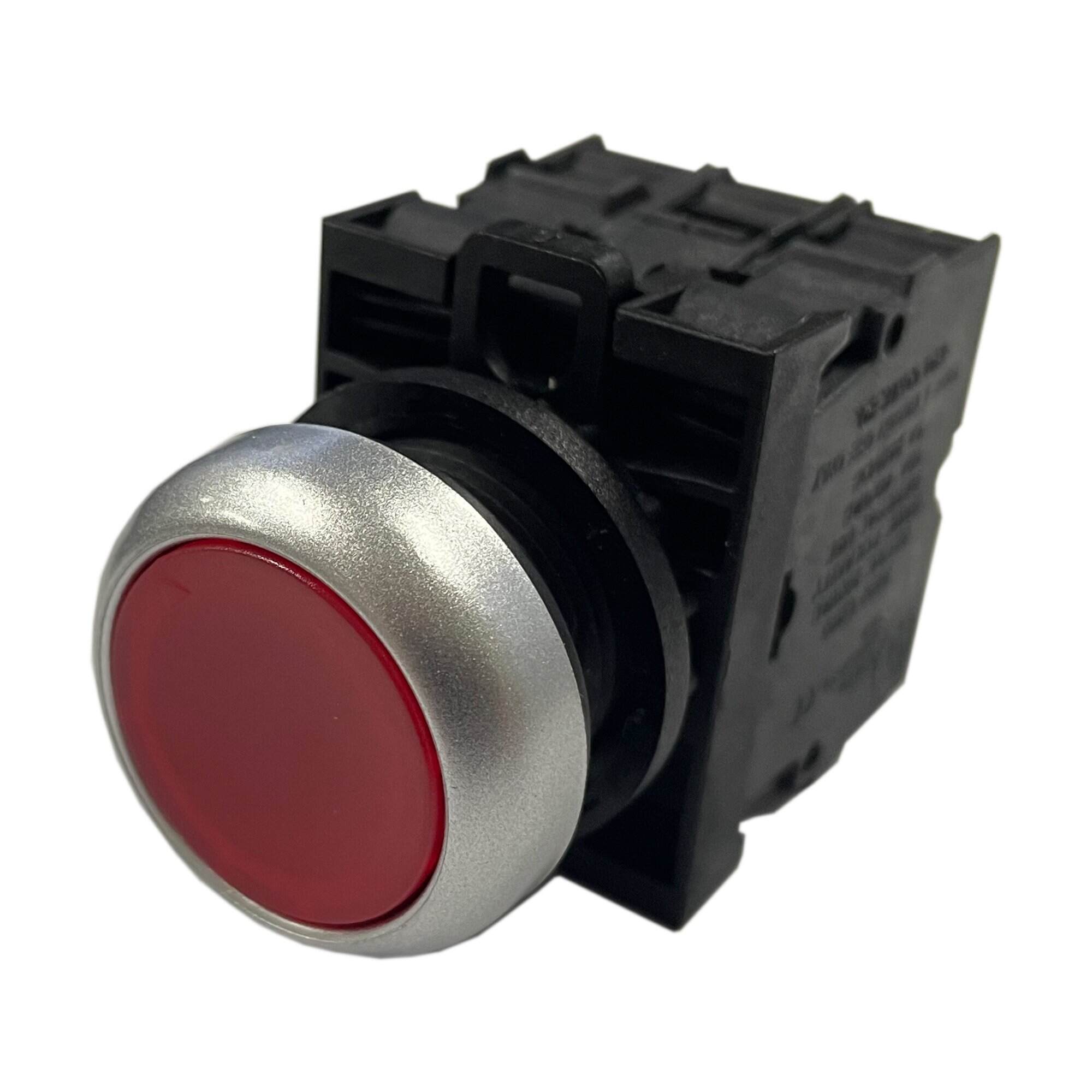 M22 Latching Red Illuminated Push Button Switch