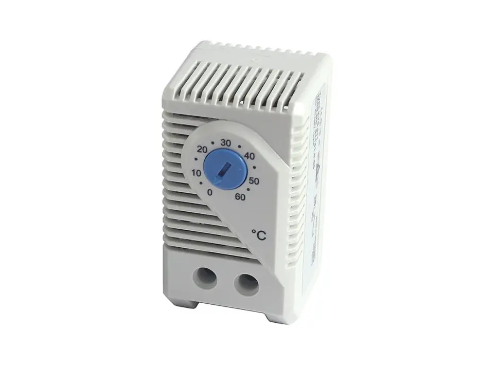 Fans, thermostats and vents for electrical enclosures