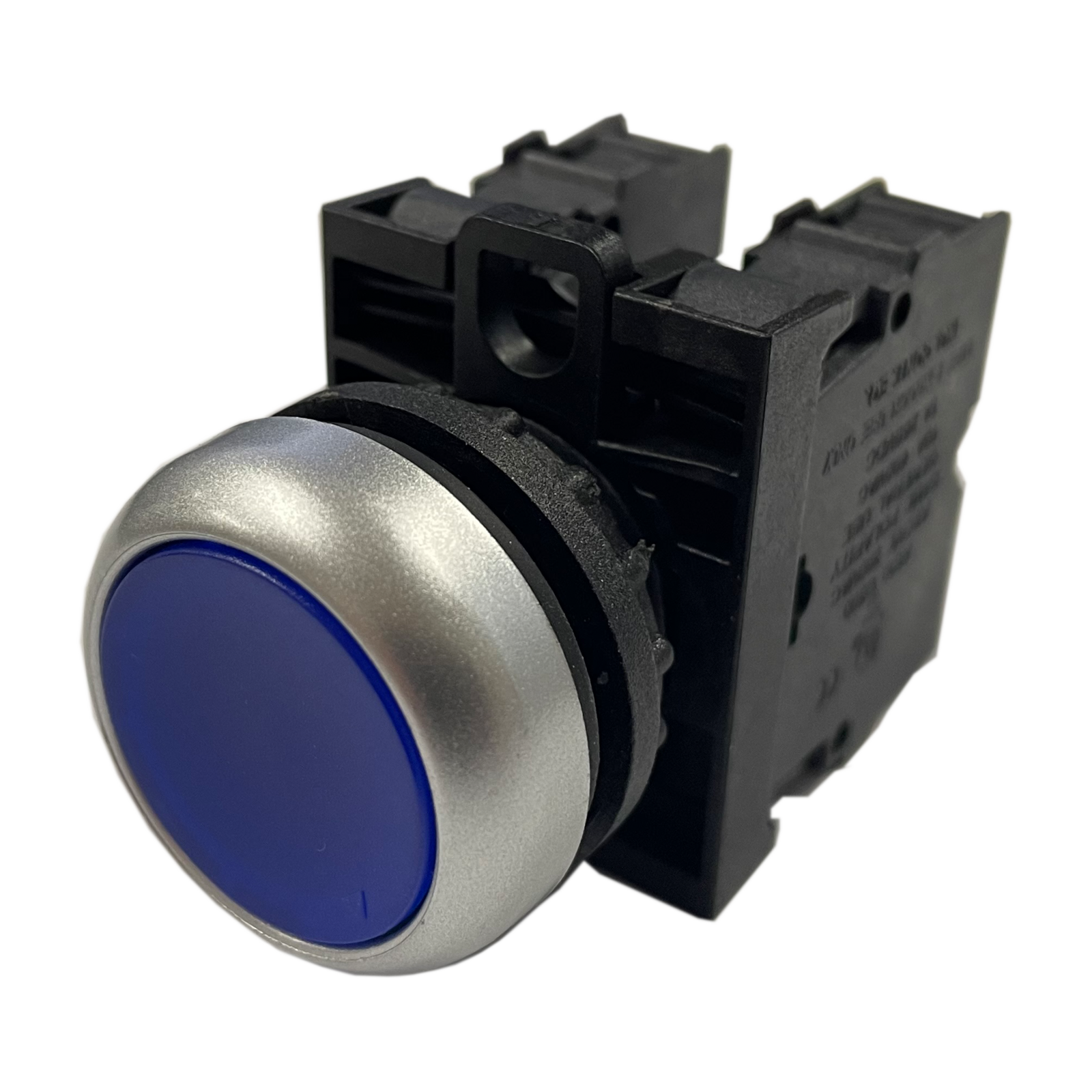 M22 Latching Blue Push Button Switch