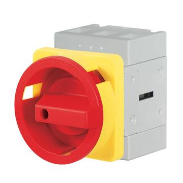 Main switch, 3 pole, 63A, 22kW, Panel mount