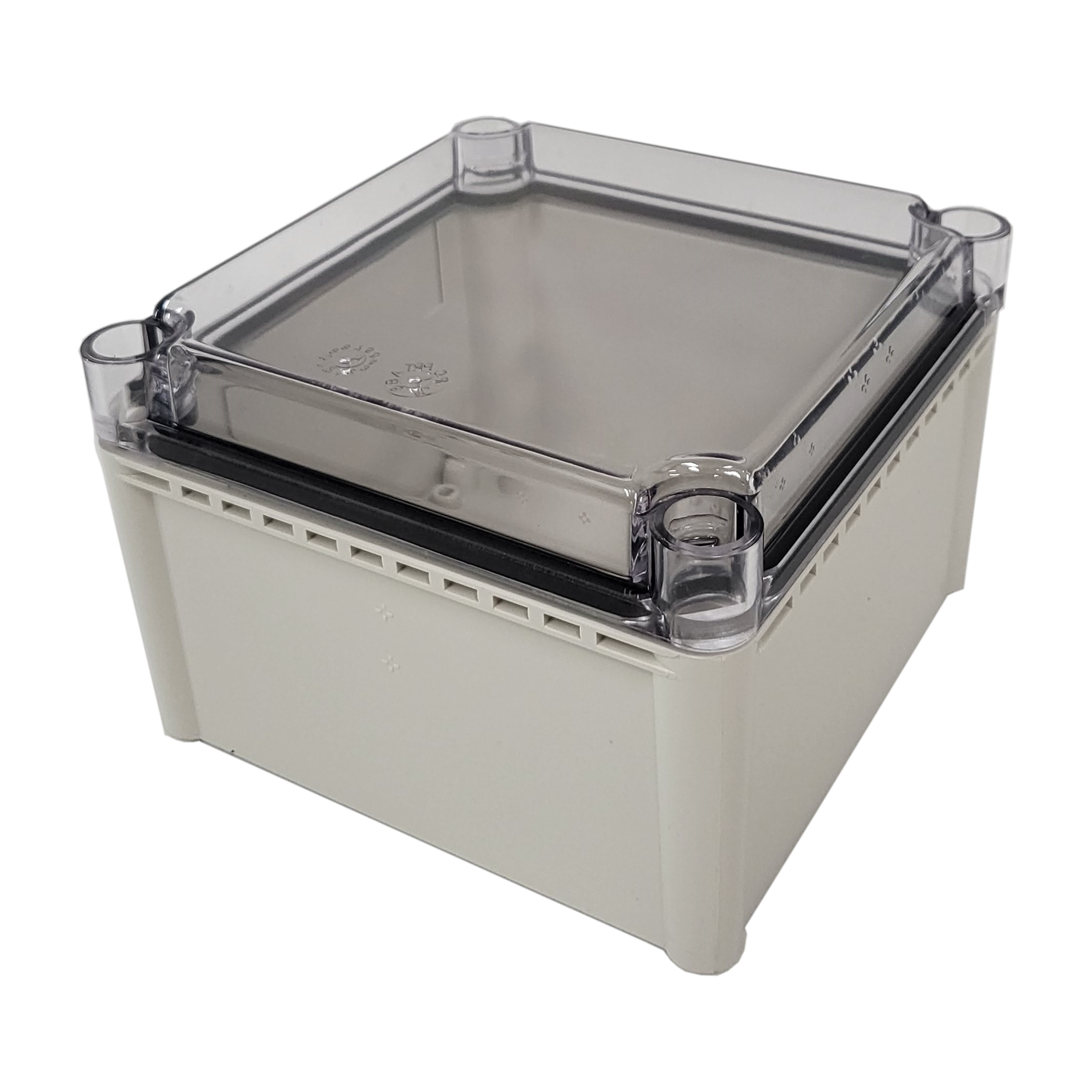Industrial Plastic Enclosure with Screw Down Lid