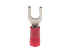 Red Spade Terminals 0.25-1.65mm² 5mm stud size