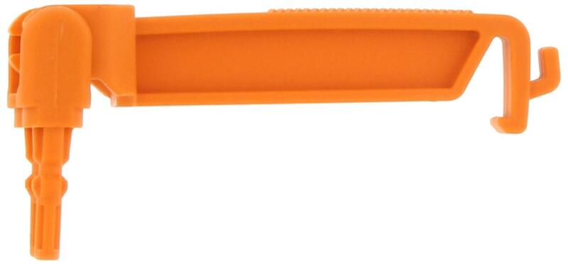 Flange plate locking mech