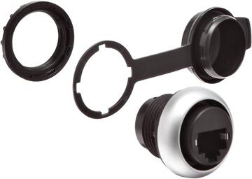 Bulkhead interface RJ45 socket