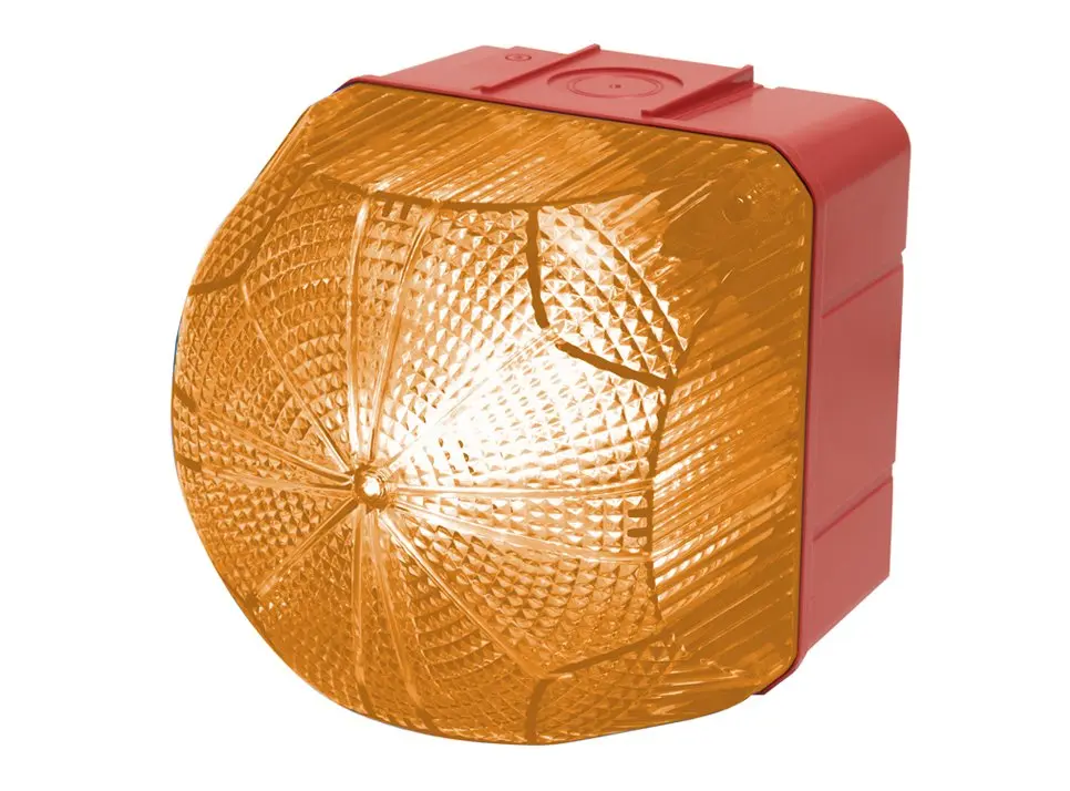 94mm Steady/Flashing Beacon. 24V AC/DC. Amber