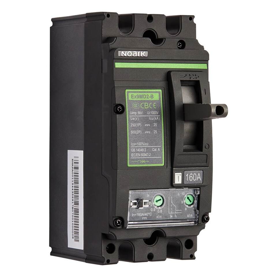 Noark 80A 500VDC 2 Pole Circuit Breaker