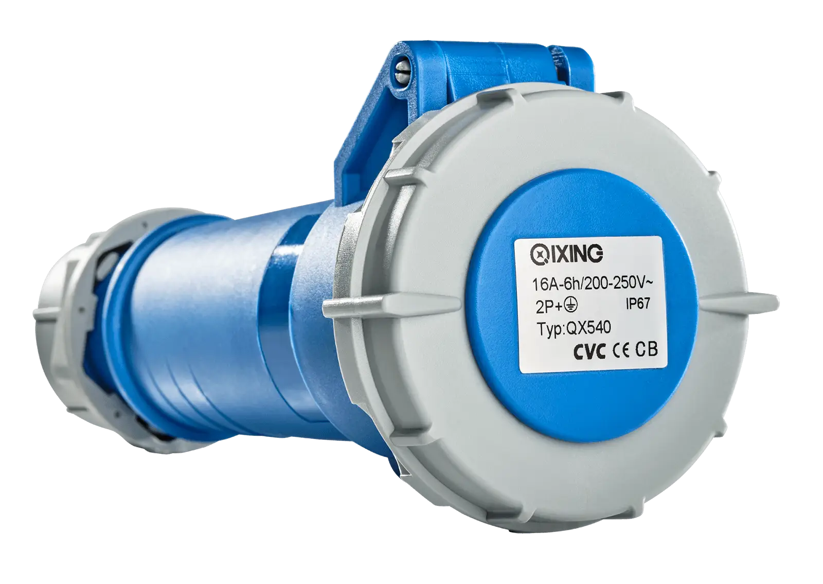 CEE In-line Socket 3 pole 16A 230V 6h IP67