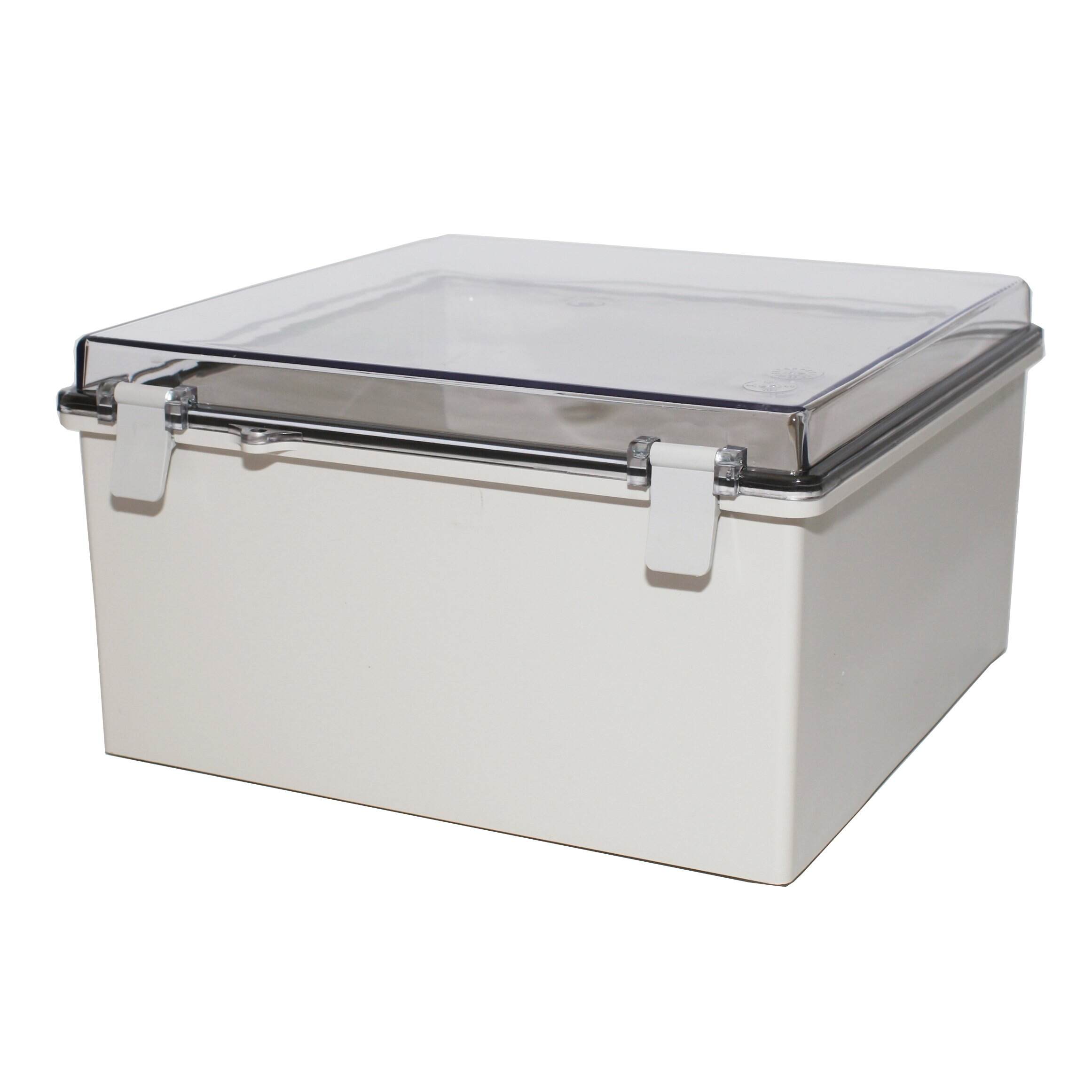 Industrial Hinged Lid Plastic Enclosure