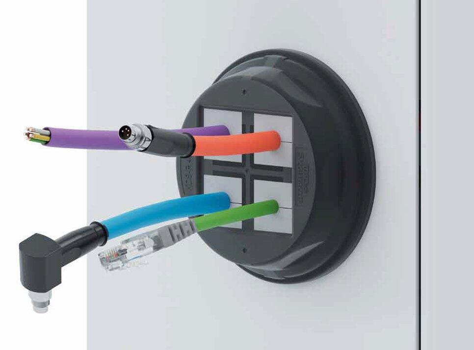 40-63 BK IP66 Round Cable Entry Frame