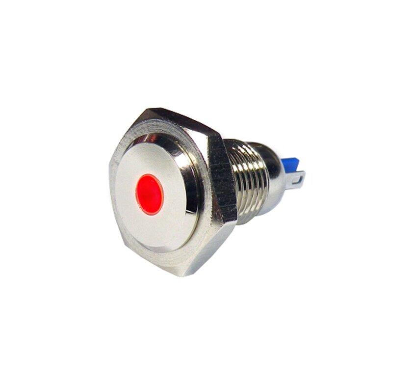 Anti-vandal LED Pilot Light Red