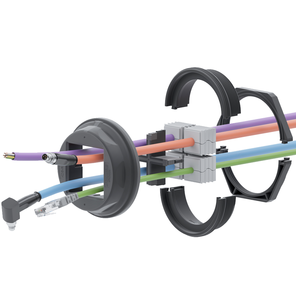Cable entry systems and cable gland solutions for multiple cable entries