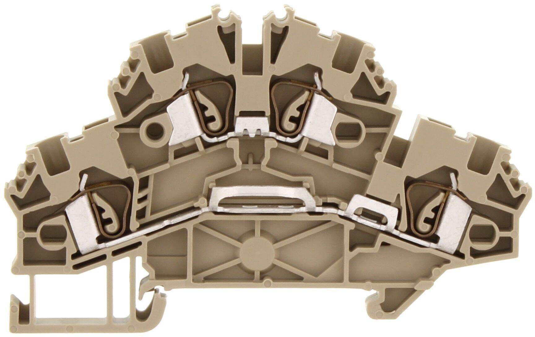 2.5mm Double Deck Din Terminal Beige