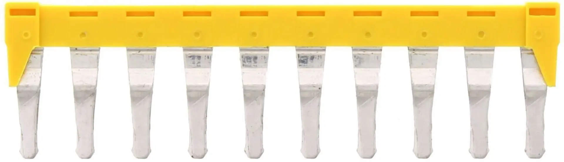 Din mounted feed through screw terminals
