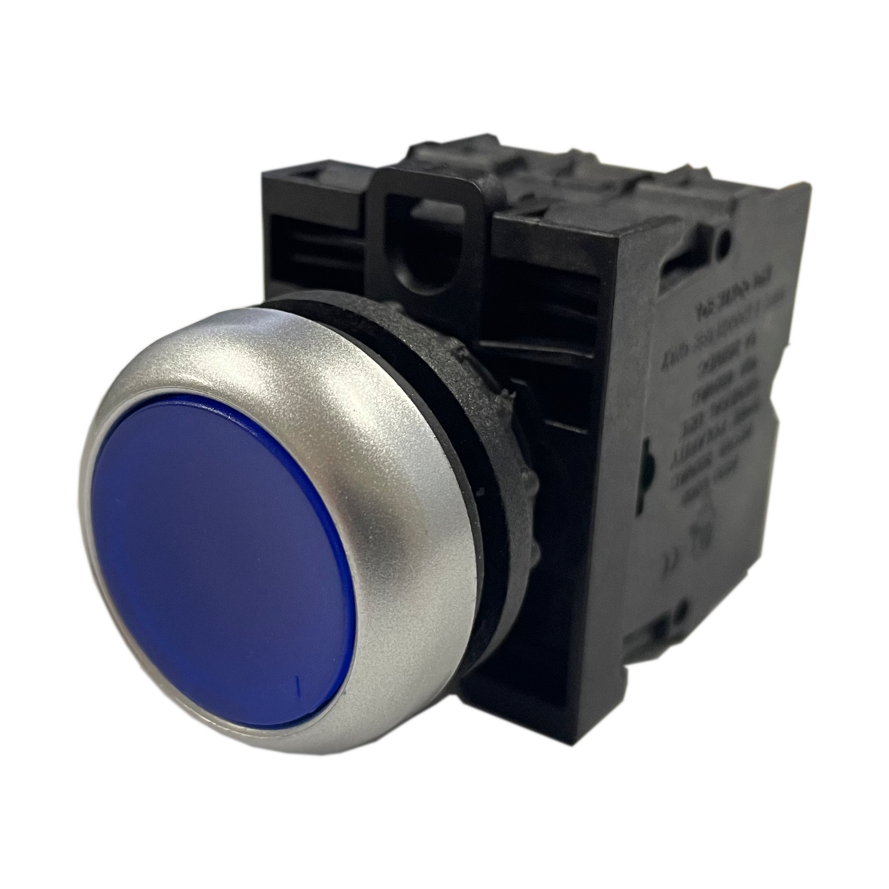 M22 Latching Blue Illuminated Push Button Switch