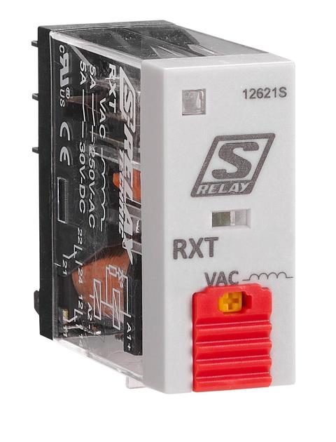 Socket for 2 pole RXT Relays -push-in