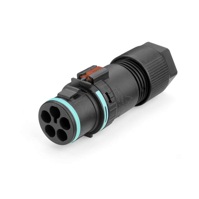 5 Pole Inline Plug 17.5A 500V