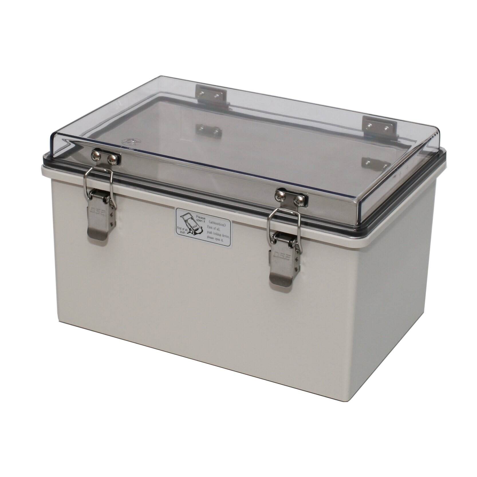 Industrial Hinged Lid Plastic Enclosure