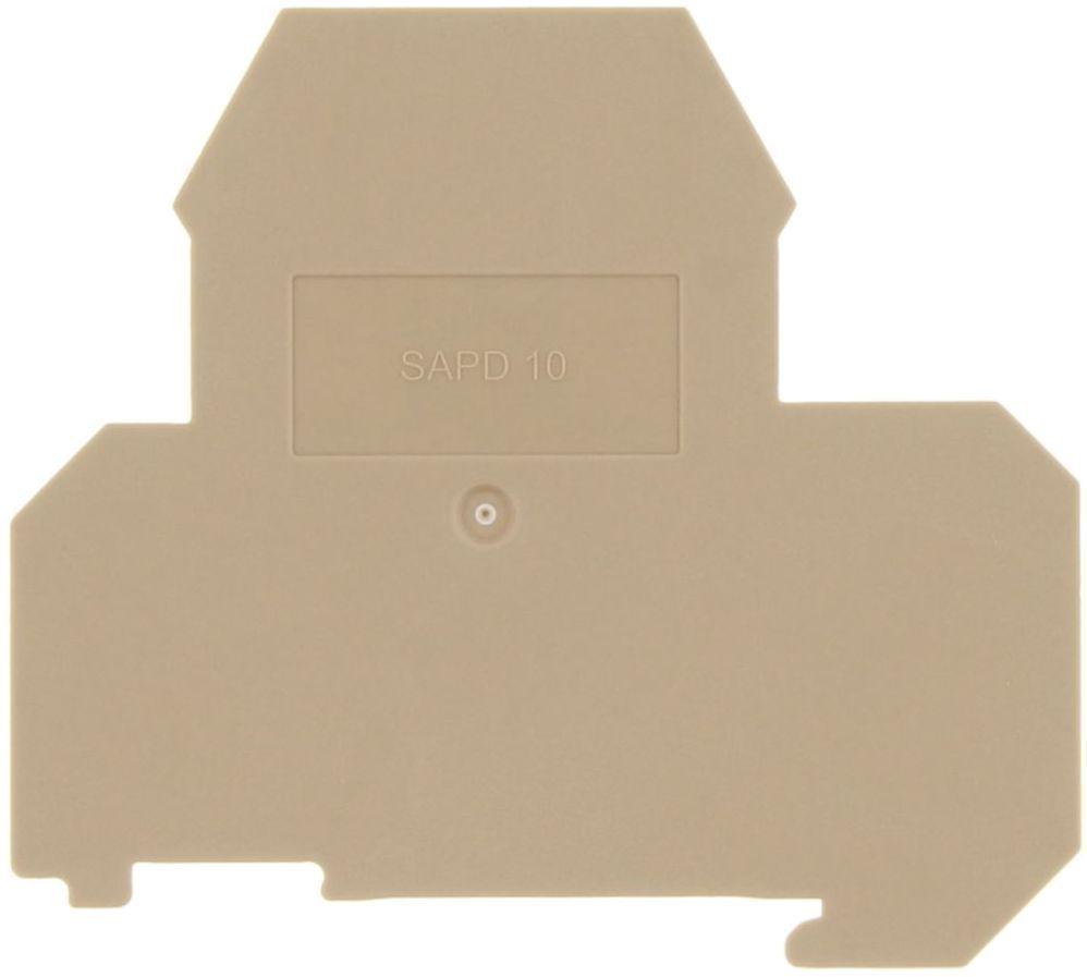 End Plate to suit 10mm double deck terminal