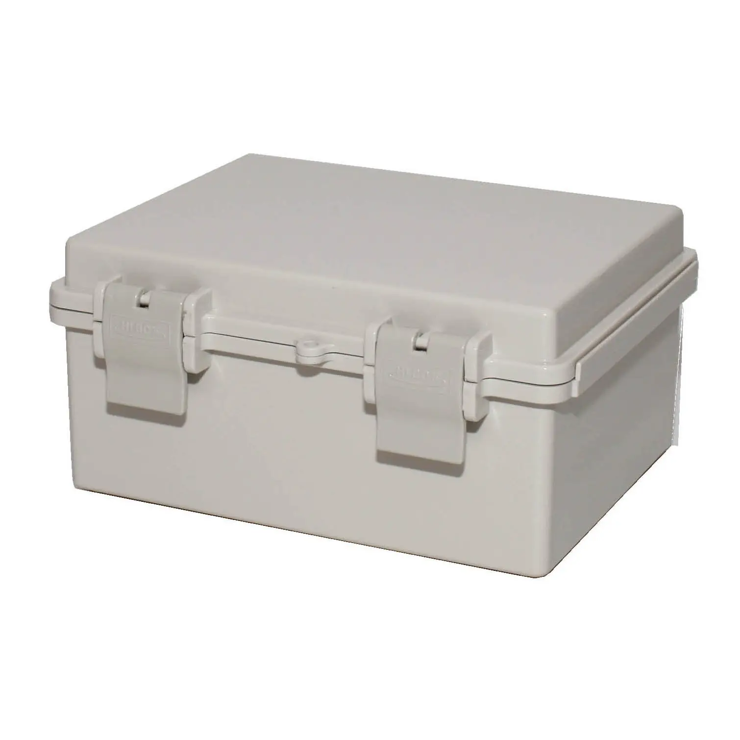 150 x 200 x 100mm Hinged Enclosure Grey ABS Base & Lid