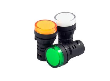 22mm IP65 LED Pilot Light 220V Green