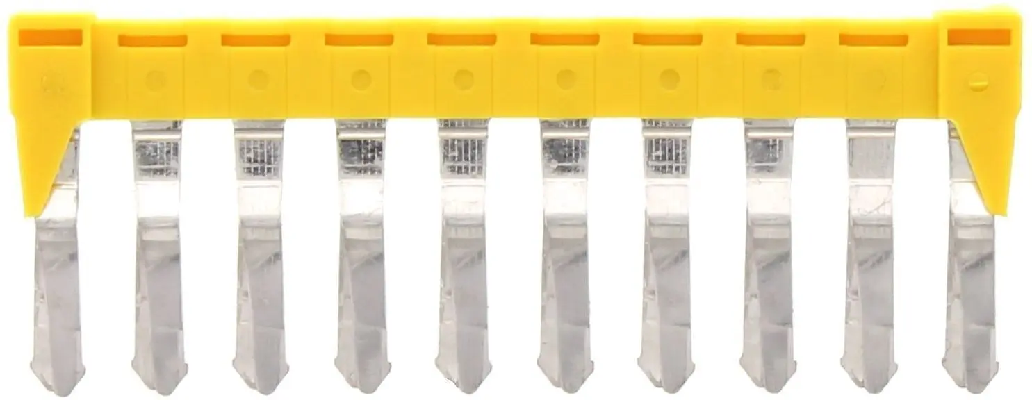 Din mounted double deck terminals
