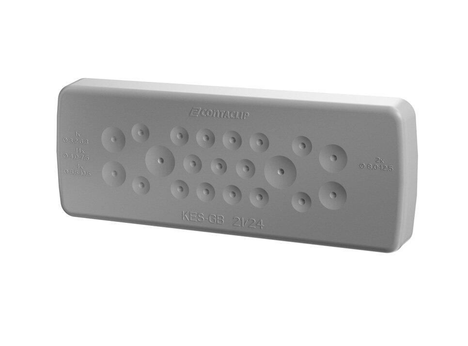 Cable entry plates for multiple cable glanding