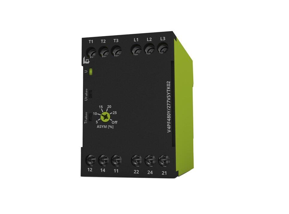 Voltage and phase monitoring relays