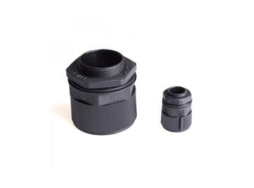 Conduit connector, suits 34.5mm OD conduit, M32