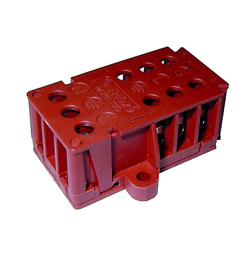 2+2+2 pole 4mm² terminal block