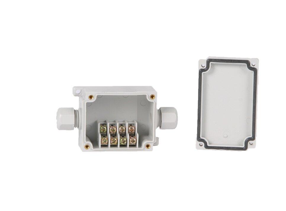 70 x 50 x 40mm Terminal Block Box Grey PCG Base & Lid