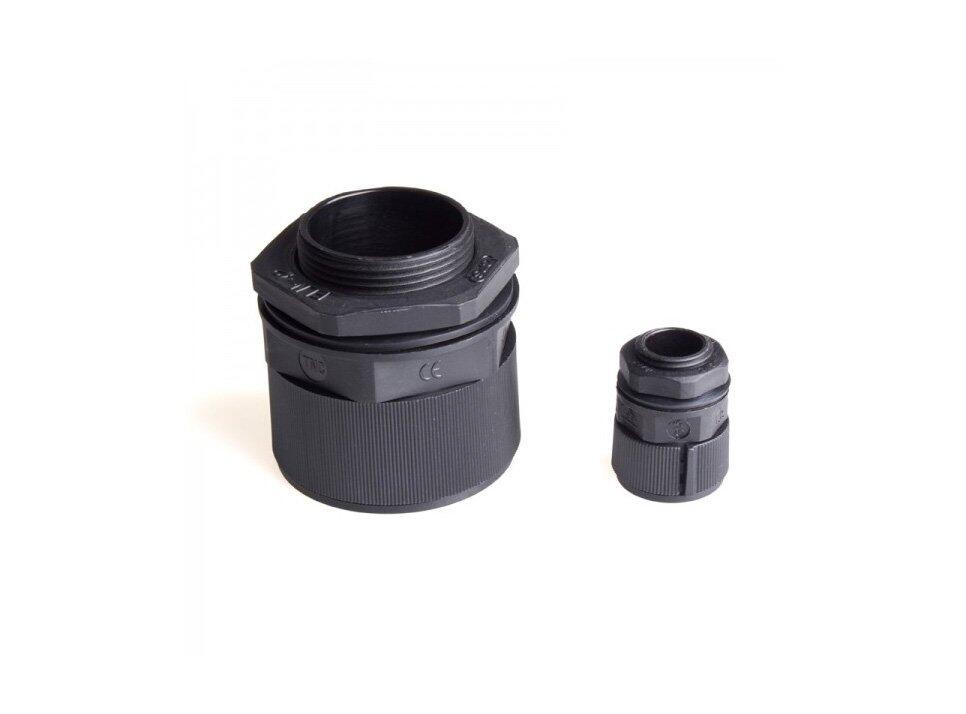 Conduit connector, suits 10mm OD conduit, M16