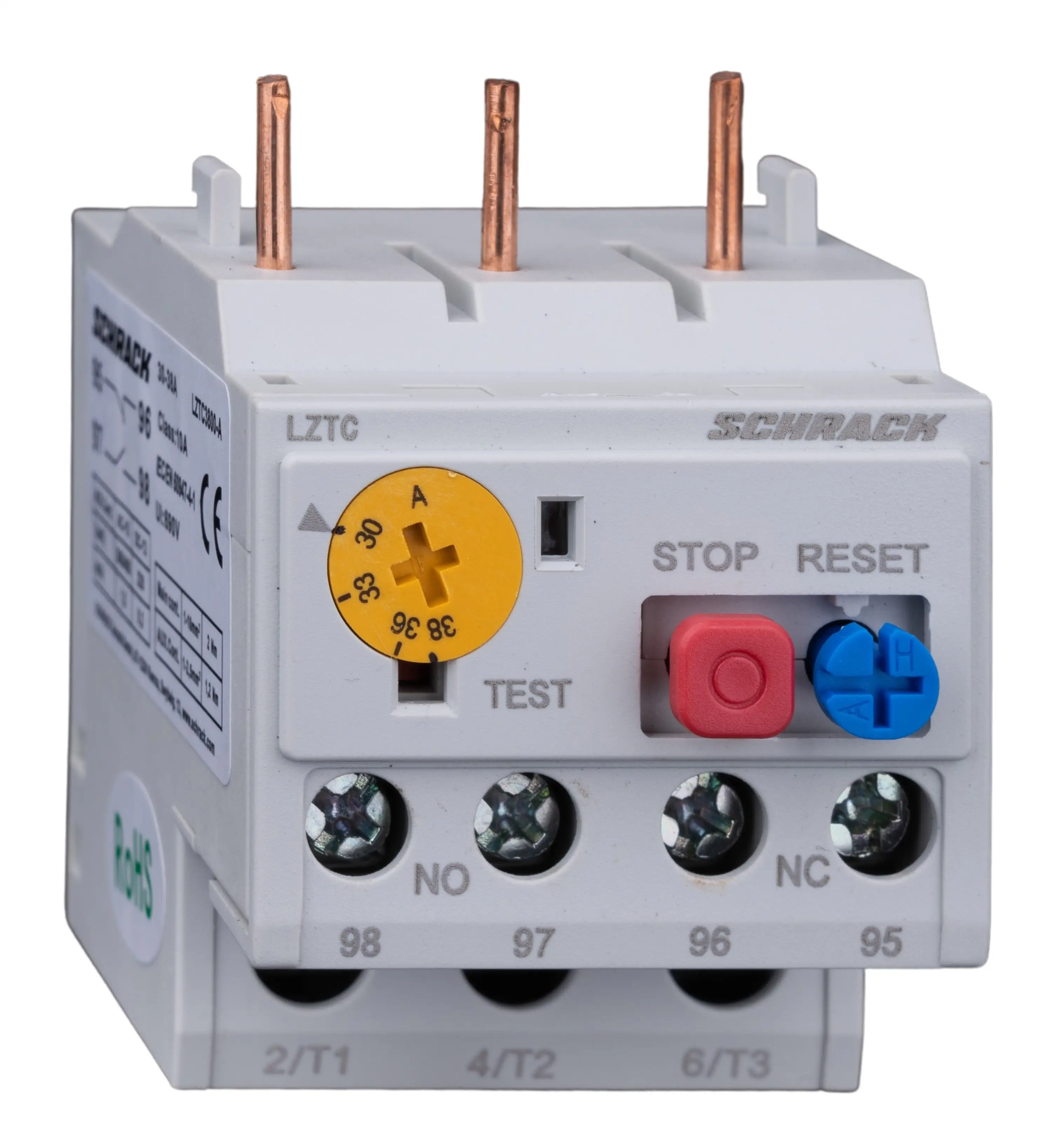 Industrial contactors and thermal overloads