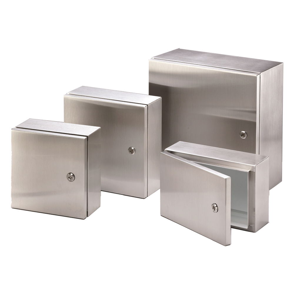 Industrial grade metal and plastic enclosures
