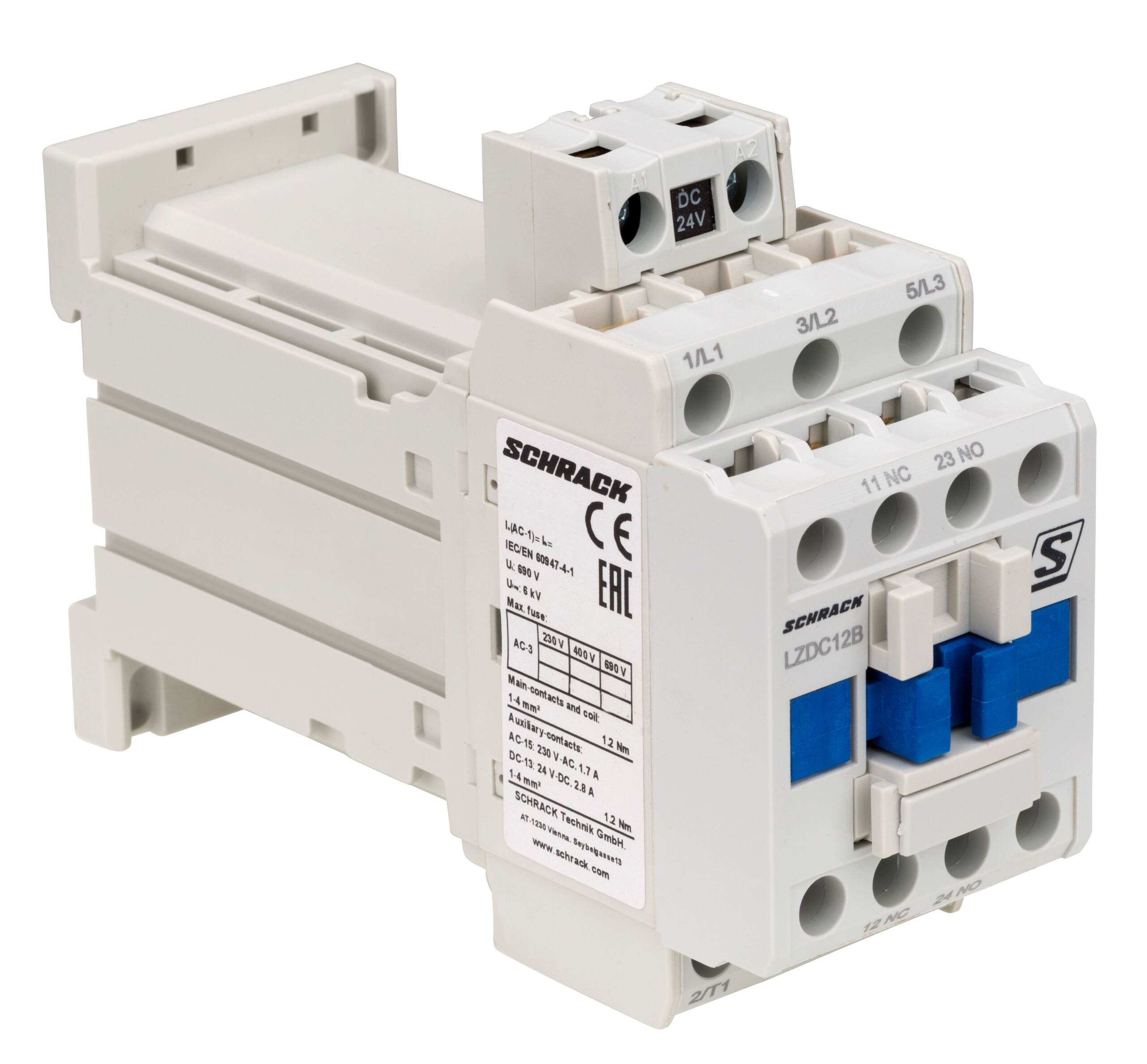 7.5kW Contactor 24 VDC