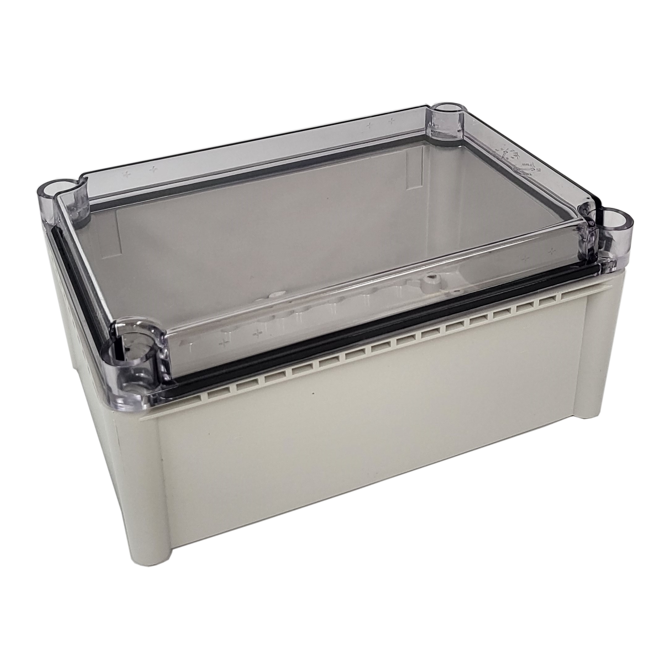 Industrial Plastic Enclosure with Screw Down Lid