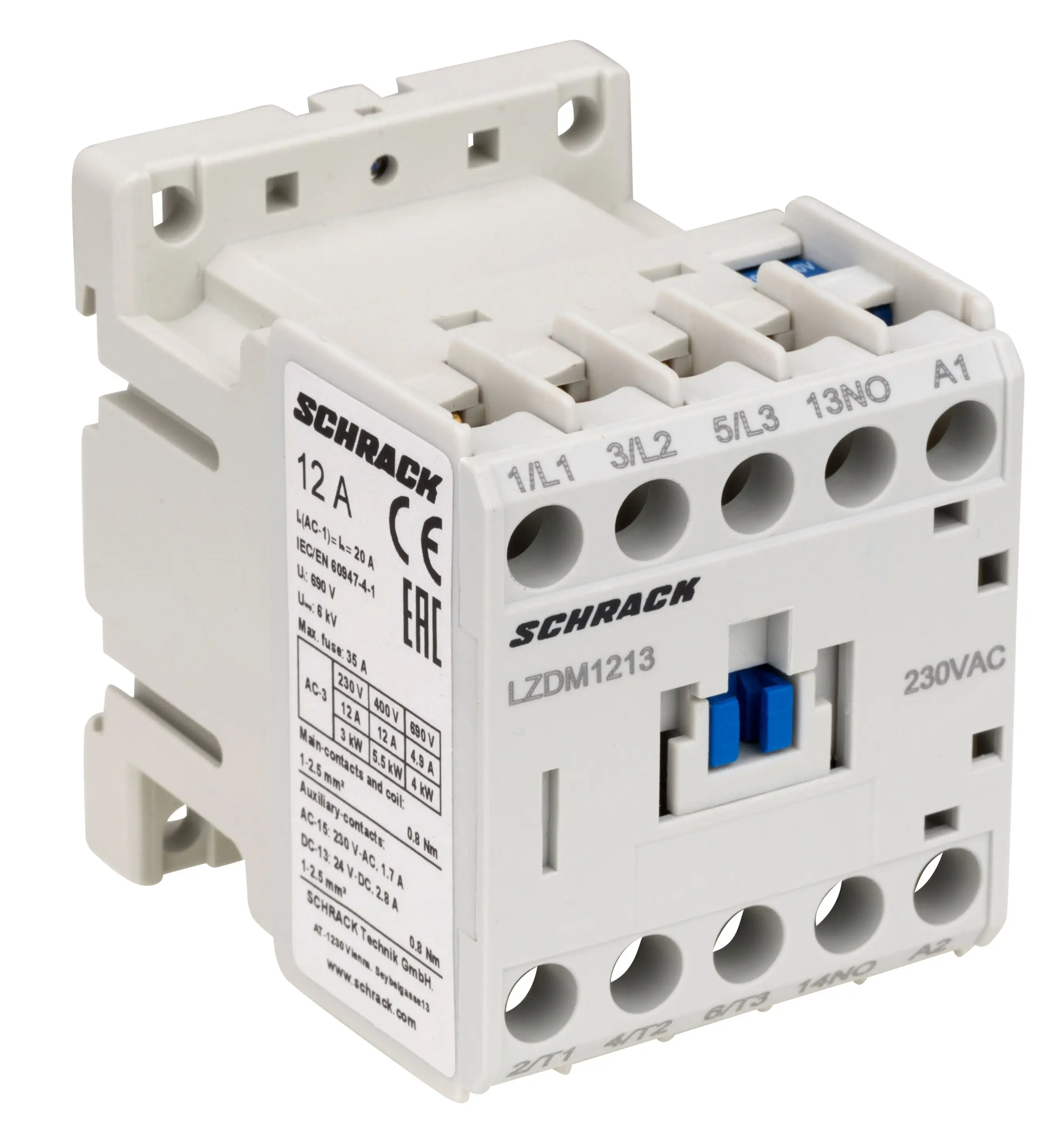 5.5kW Mini Contactor 230 VAC