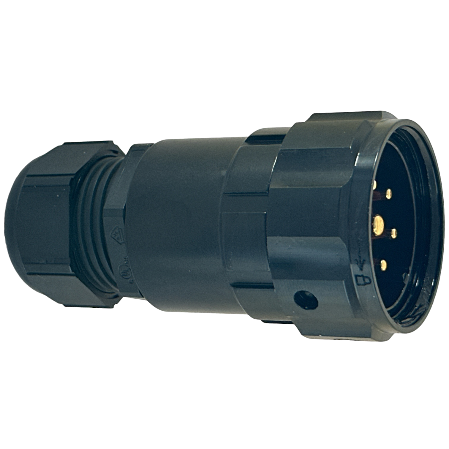 9206 Inline Plug with Locking Ring