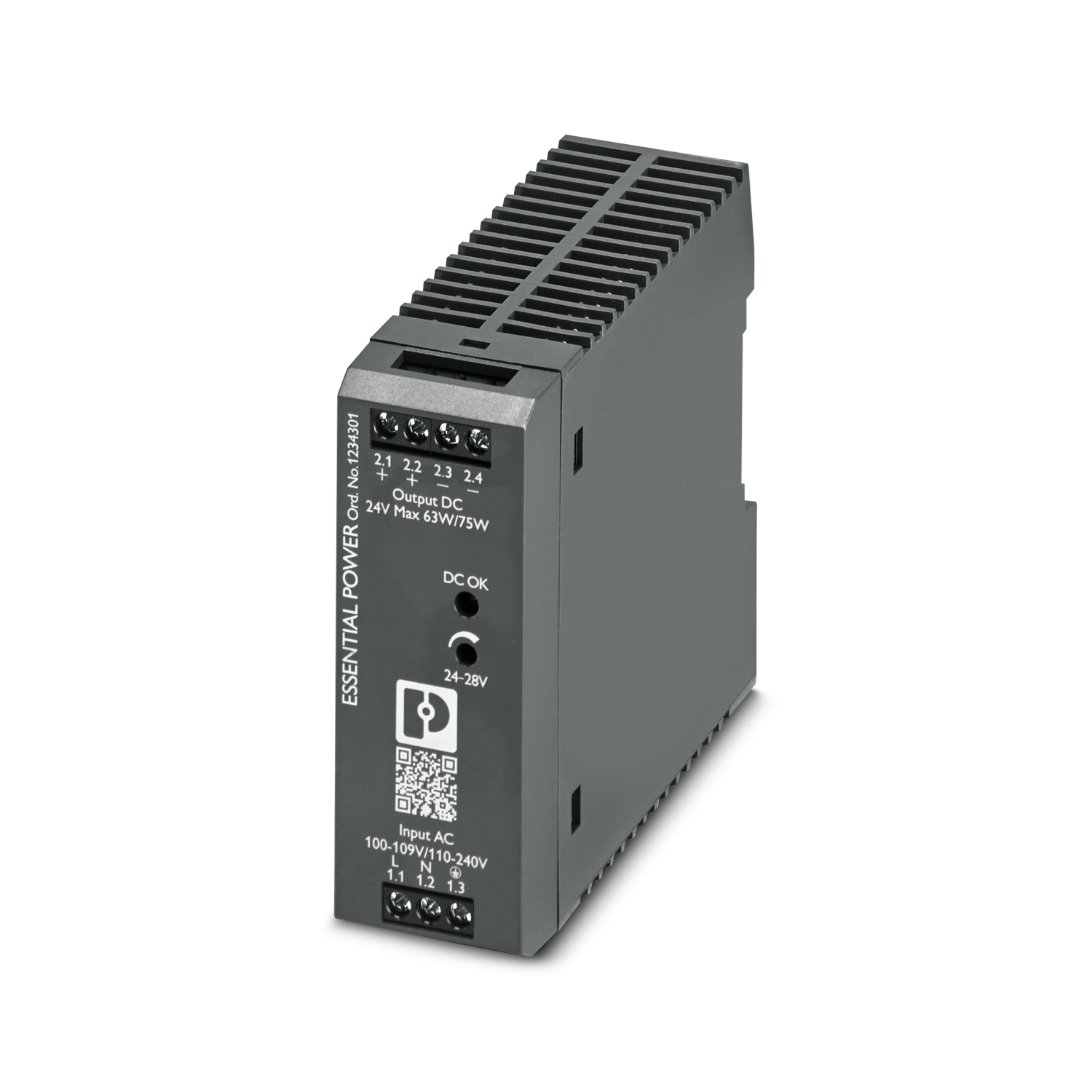 ESSENTIAL- PS-EE-2G/1AC/24DC/75W/SC Power supply unit