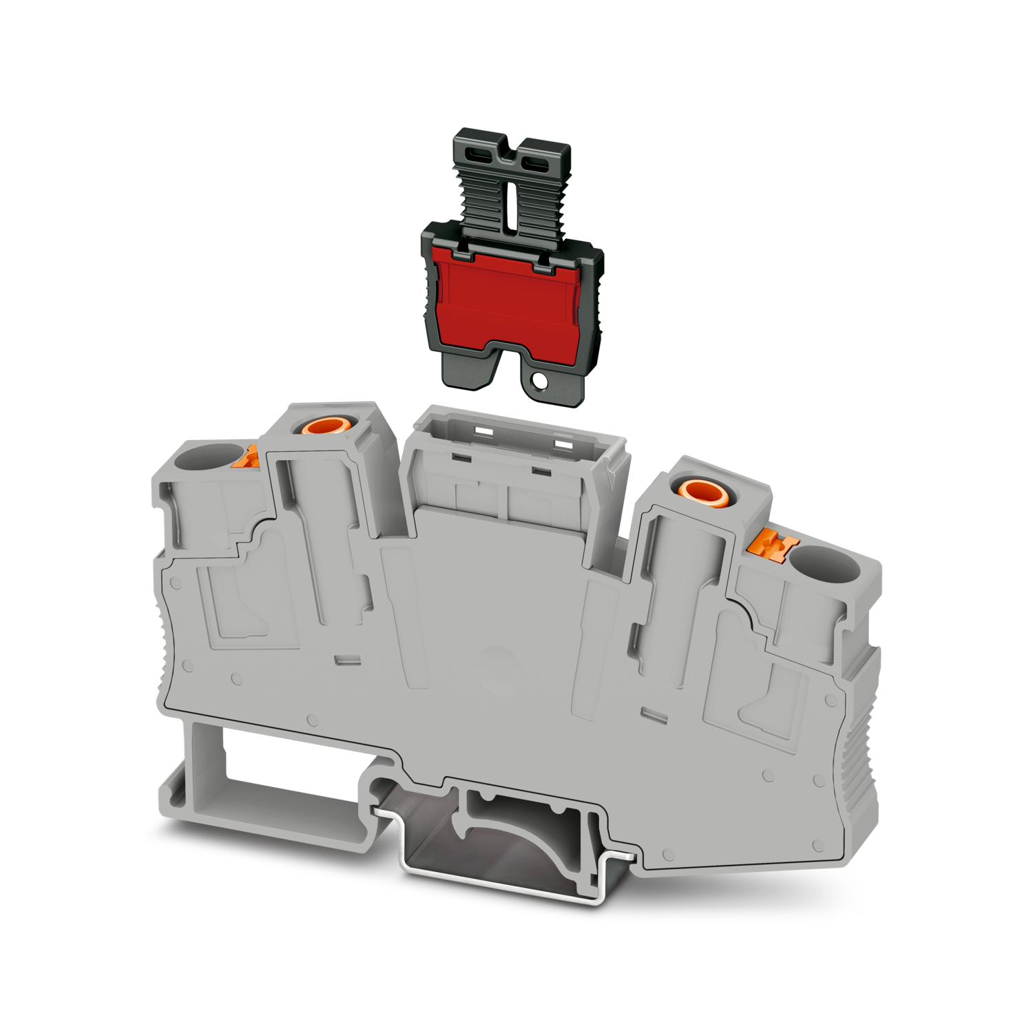 PT 6-T P/P HV GY/BK Disconnect terminal block