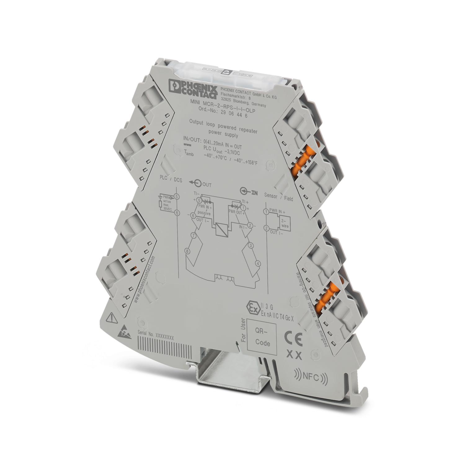 MINI MCR-2-RPS-I-I-OLP Repeater power supply