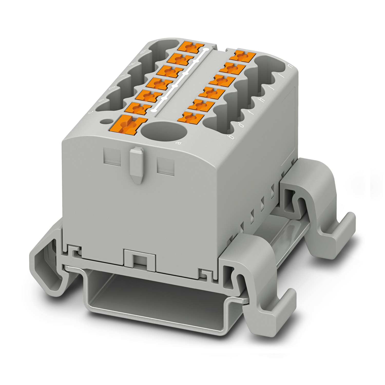 PTFIX distribution blocks are characterized by the frontal Push-in ...